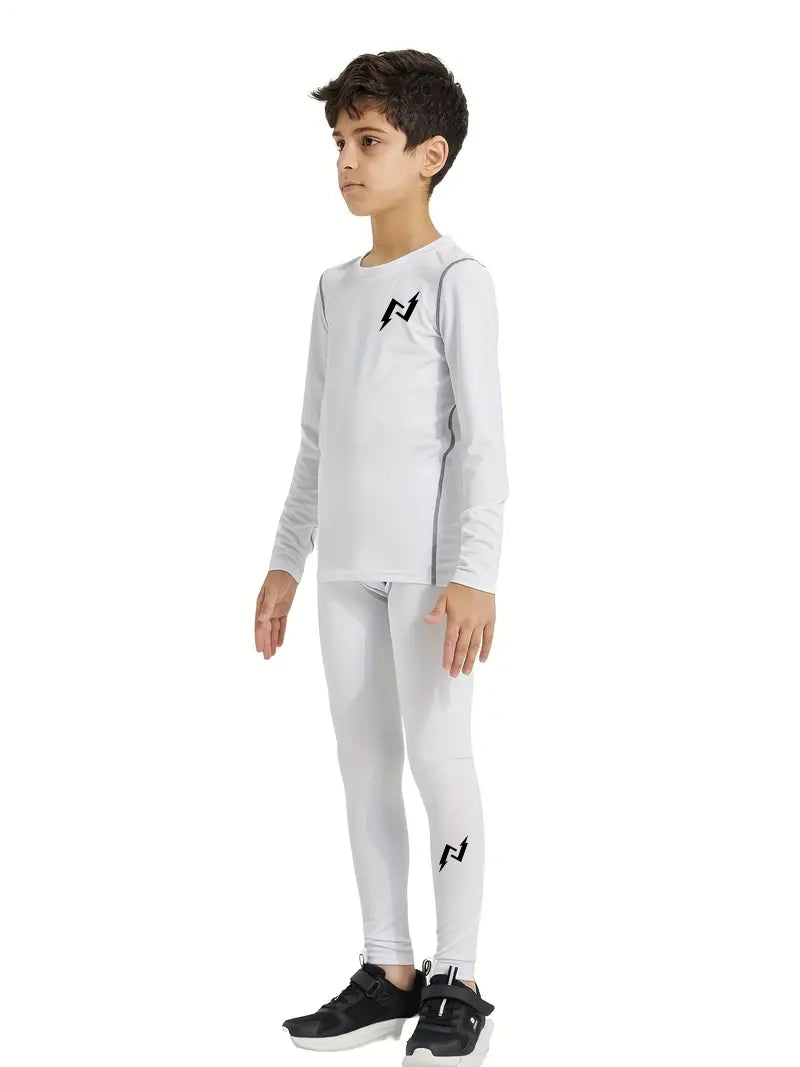 Kids Youth Compression Pants (White) – Nitretix